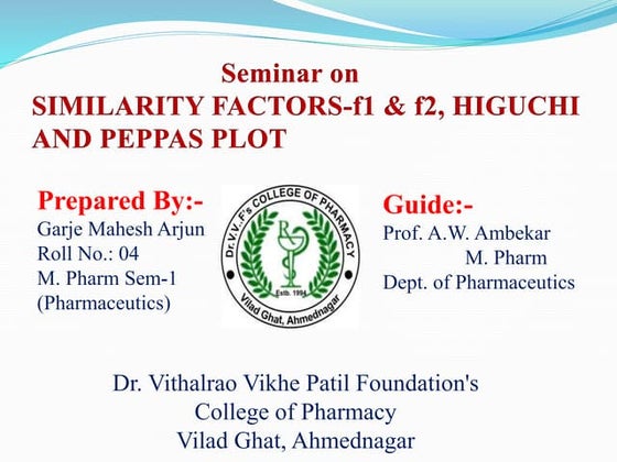 Similarity and difference factors of dissolution | PPTX