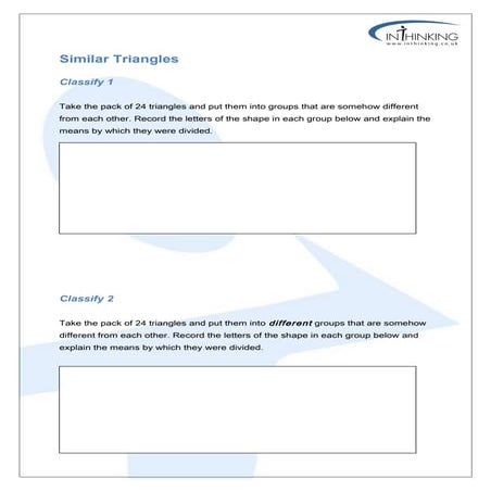 Similar triangles | PDF