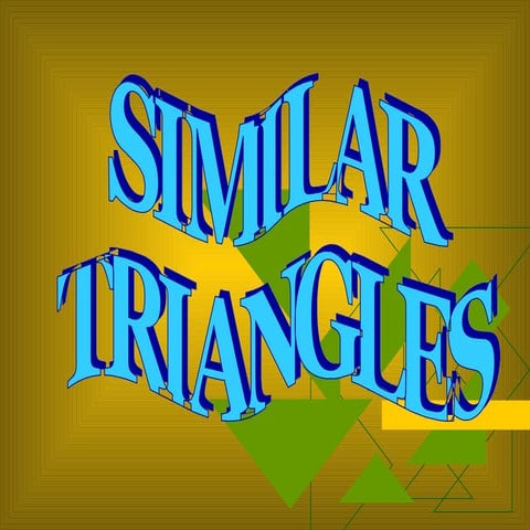 similar triangles PowerPoint presentationpt | PPT