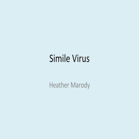 Simile Virus | PPT