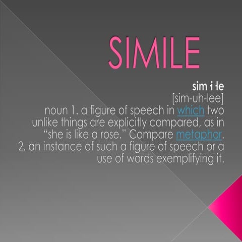 Similes | PPTX