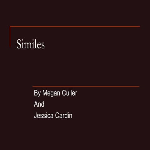 Similes | PPT