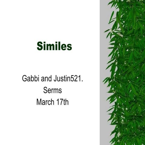 Similes | PPT