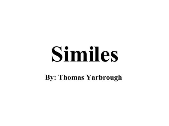 Simile | PPT