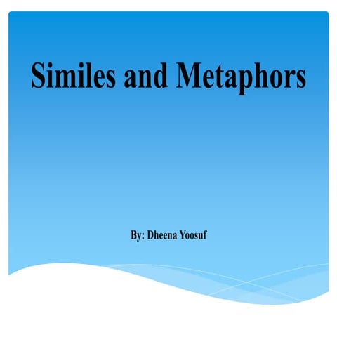 Similes and metaphors | PPT