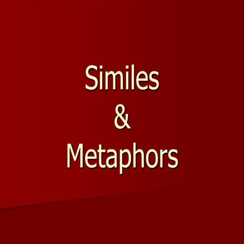 Similes_and_Metaphors.ppt | Free Download