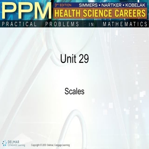 Medical Math work sheet for how to use a Scale | PPT