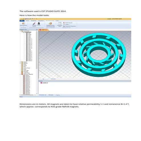 Simon motor-test-by-cst-studio-suite-2014 | PDF