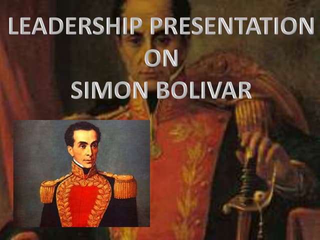 Simon Bolivar | PPT