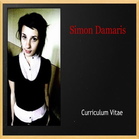 Simon Damaris Cv | PPT
