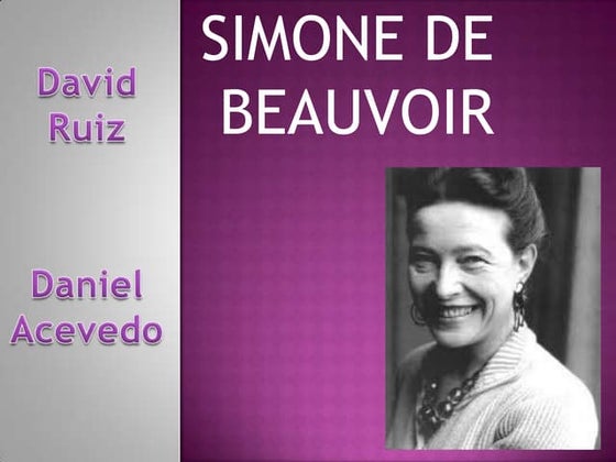 Simone De Beauvoir Ppt