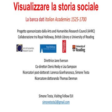 Simone Testa - Database Italian Academies 1525-1700 | PDF