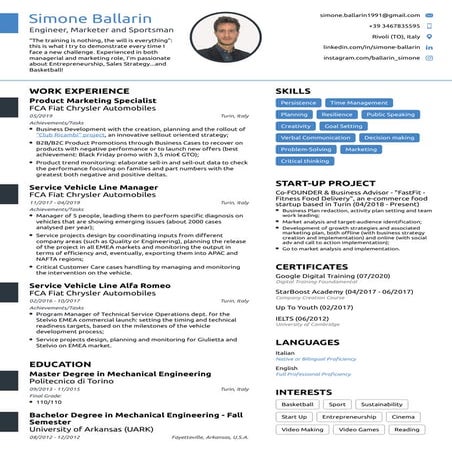 Simone's resume | PDF