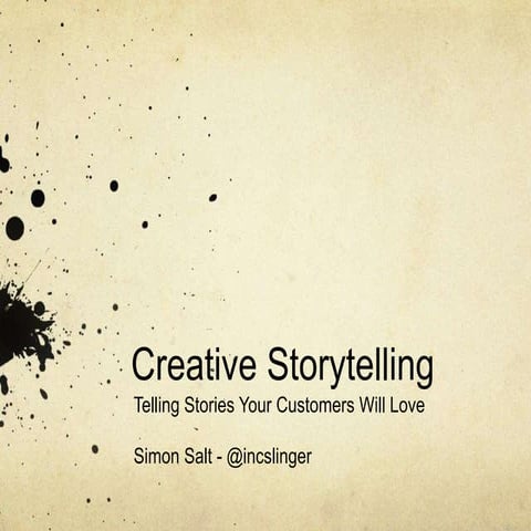 Communication skills: The art of storytelling | PPT