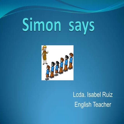 Simon says 2 | PPTX