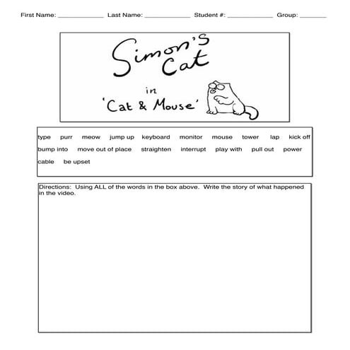 Simon's cat cat and mouse | PDF | Cats | Pets