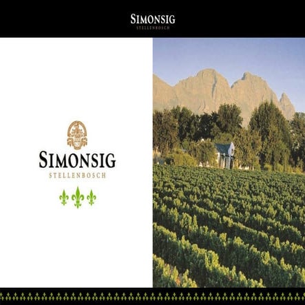 Simonsig apresentação de slide | PPT