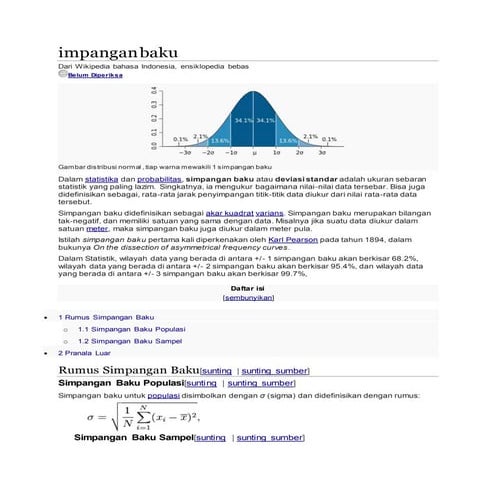 Simpangan baku | DOCX