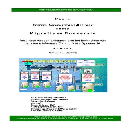 Systeem Implementatie Methode SIM3 | PDF