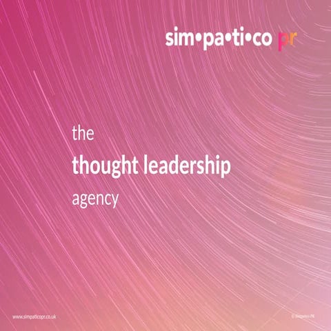 Simpatico PR - B2B PR Agency Credentials | PPTX