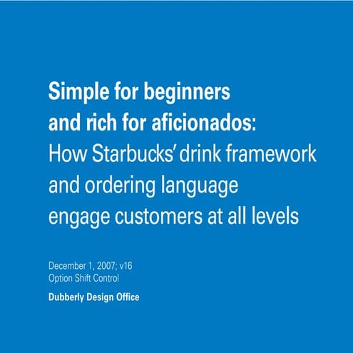 Simple for beginners and rich for aficionados: How Starbucks' drink ...