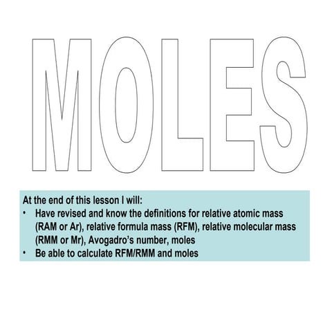 Simple moles | PPT