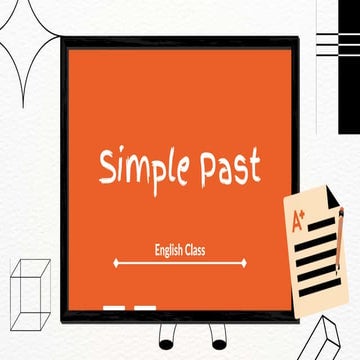 simple-past-class_for Young learner-For Esl Student | PPT | Free Download