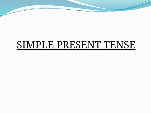 THE PRESENT SIMPLE.docx