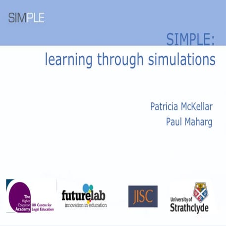 SIMPLE -- SIMulated Professional Learning Environment | PDF | Fitness ...