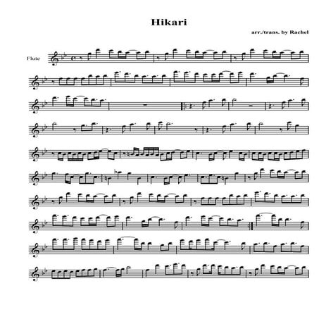 Hikari sheet | PDF