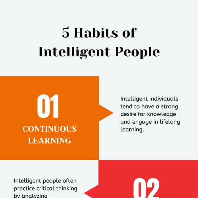 5 Habits of Intelligent People | PDF