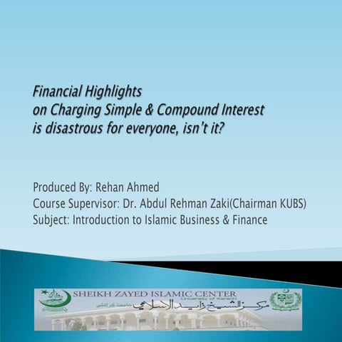 Simple and Compound Interest | PPTX