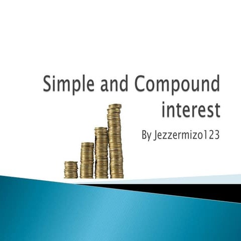 Simple and compound interest | PPTX