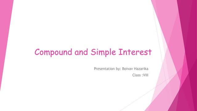 Lesson 5 - Compound Interest.ppt