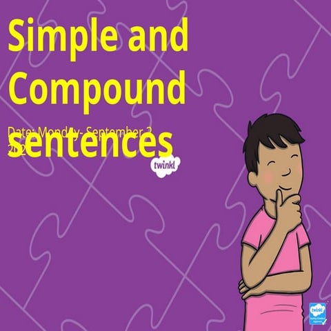 Simple and Compound Sentences Powerpoint.ppt