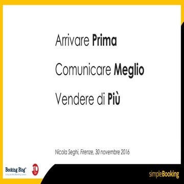 simple booking | Nicola Seghi | BTO 2016 | PDF