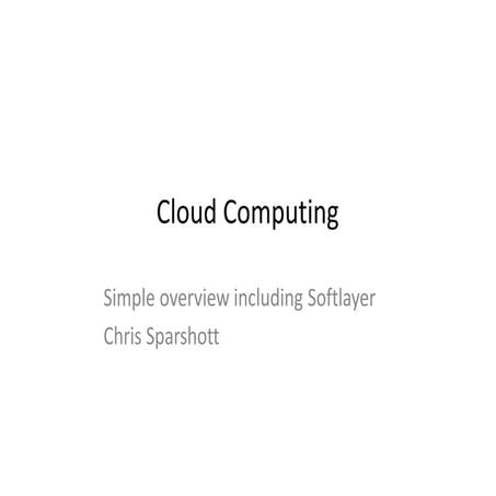 Simple cloud computing for office workers | PPT