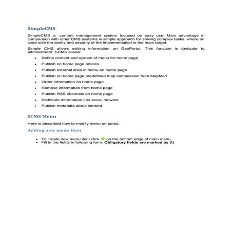 Simple Cms manual | PDF