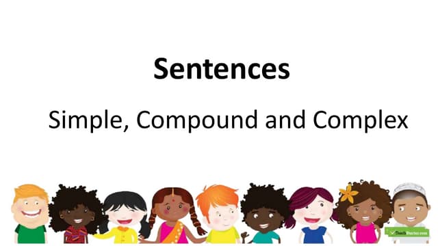 English for Grade 3 - Simple and Compound Sentences.pptx