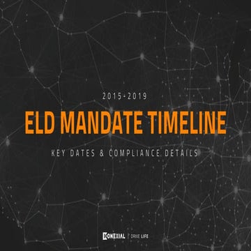 ELD Compliance Timeline for 2017 and 2018 | PPT