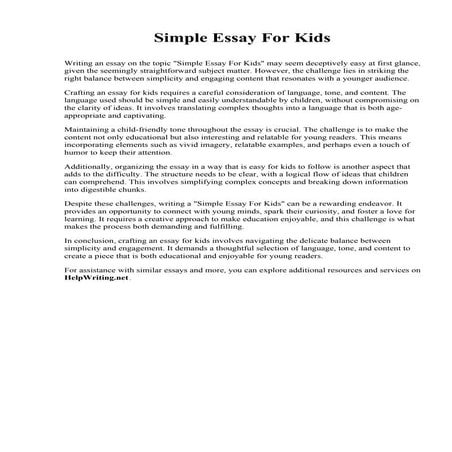 Simple Essay For Kids.pdf