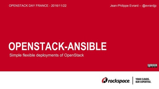 OpenStack-Ansible Project Update | PPT