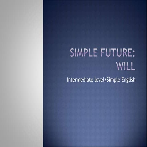 The simple future tense | DOCX
