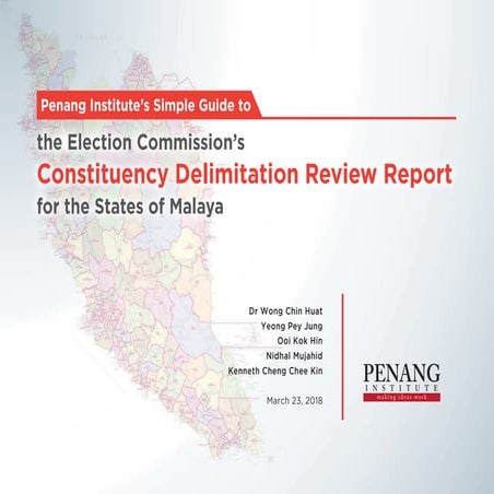 Constituency delimitation review report for the states of Malaya | PDF