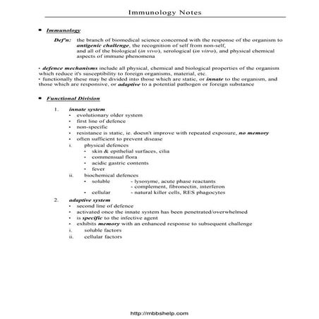 Immunology - Microbiology | PDF