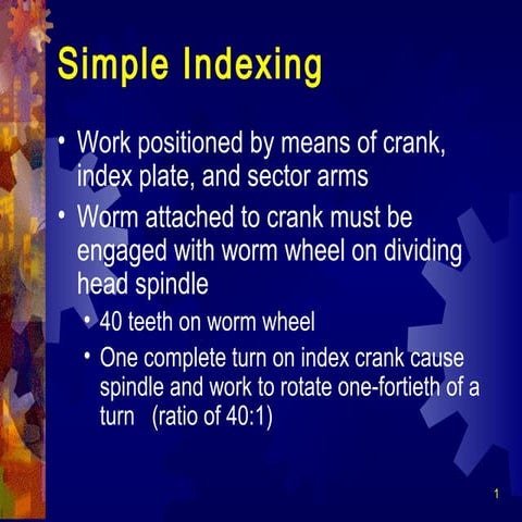 Simple Indexing | PPT