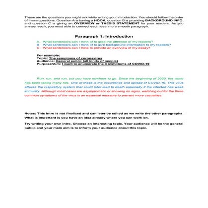 Simple informative essay guide to writing | PDF