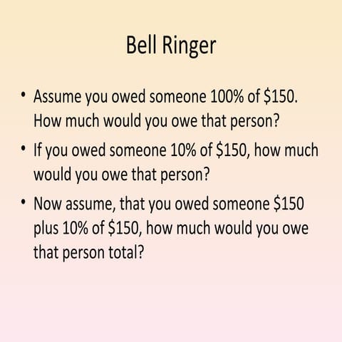 Simple Interest | PPT