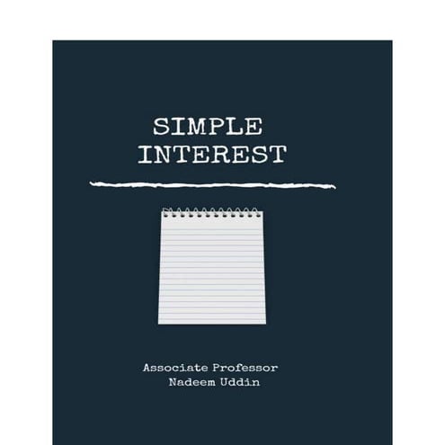 Simple interest | DOCX