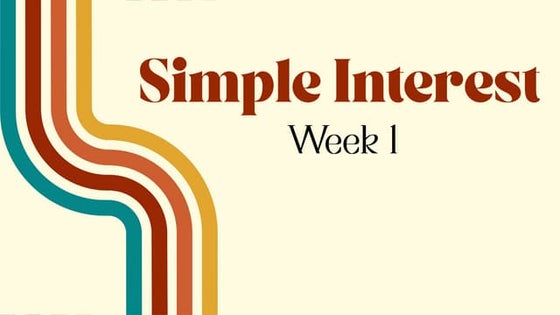 Simple Interest | PPT